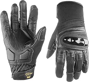 Amazon.com: GDM Leather Motorcycle Gloves touch screen : Automotive