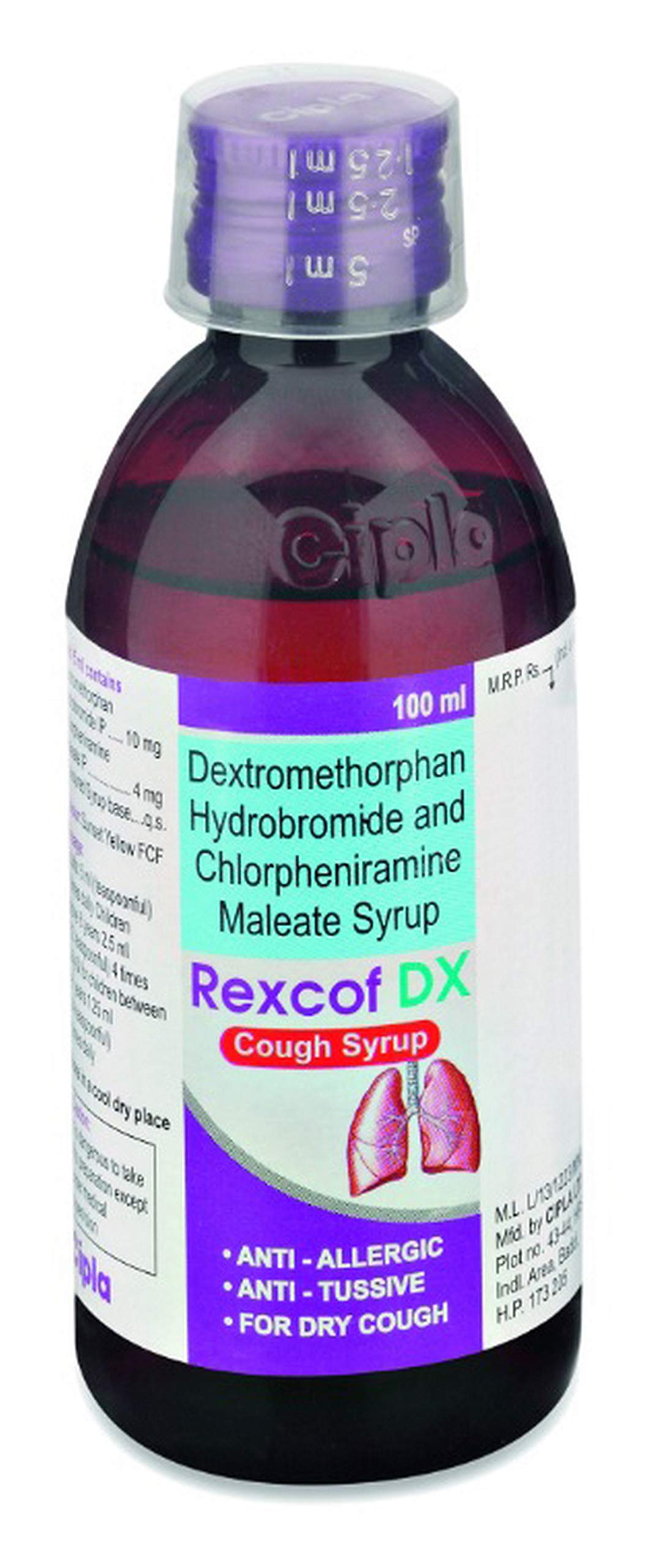 Purple Cough Syrup H E B Children's Cold & Cough Multi Symptom Liquid