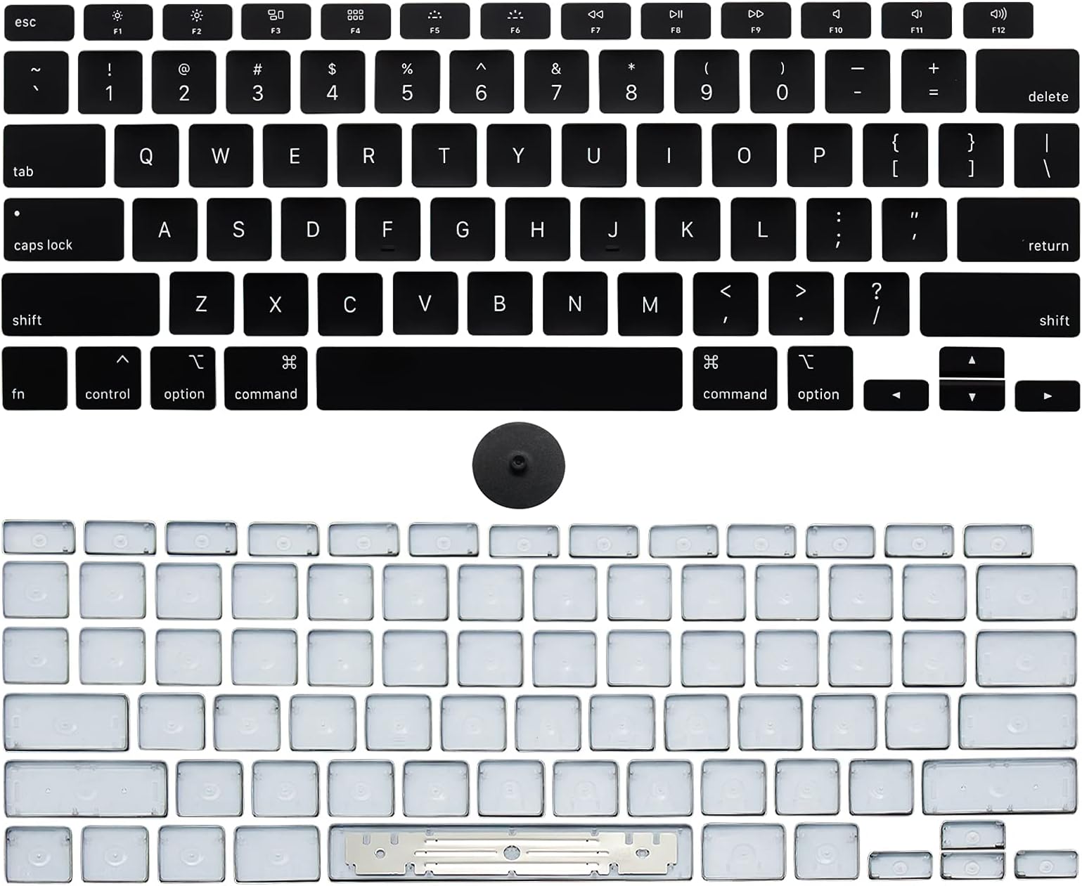 Amazon.com: HAWSON US A2337 Keyboard Keycaps Keys Replacement for ...