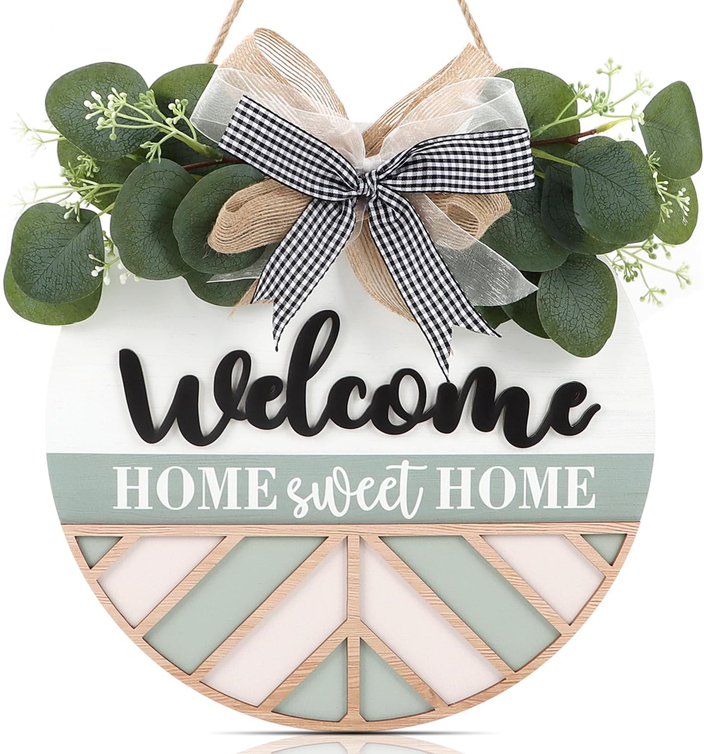 Amazon.com: 3D Welcome Home Sign,Home Sweet Home Sign for Front Door ...