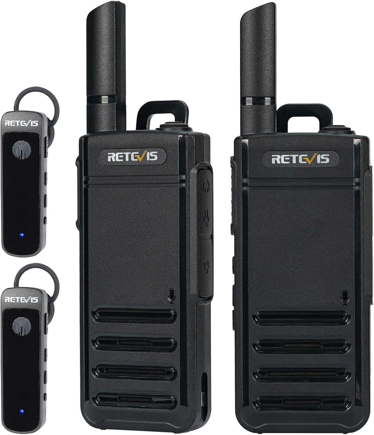 Amazon.com: Retevis RB39P Bluetooth Walkie Talkies, Wireless Two Way ...