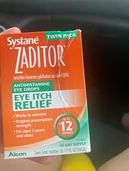 Amazon.com: Zaditor Antihistamine Eye Drops Twin Pack 0.34 Fl oz ...
