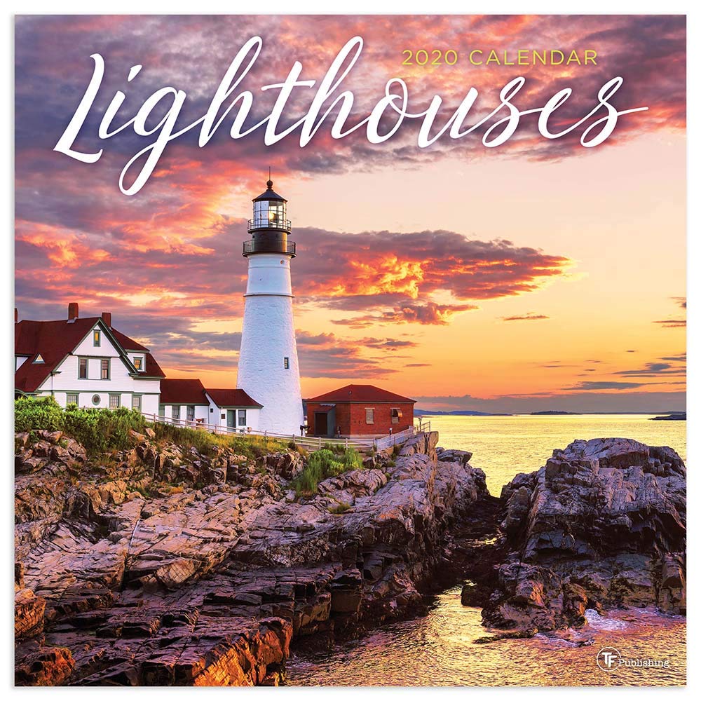Amazon.com: 2020 Lighthouses Wall Calendar: 9781643321226: TF ...