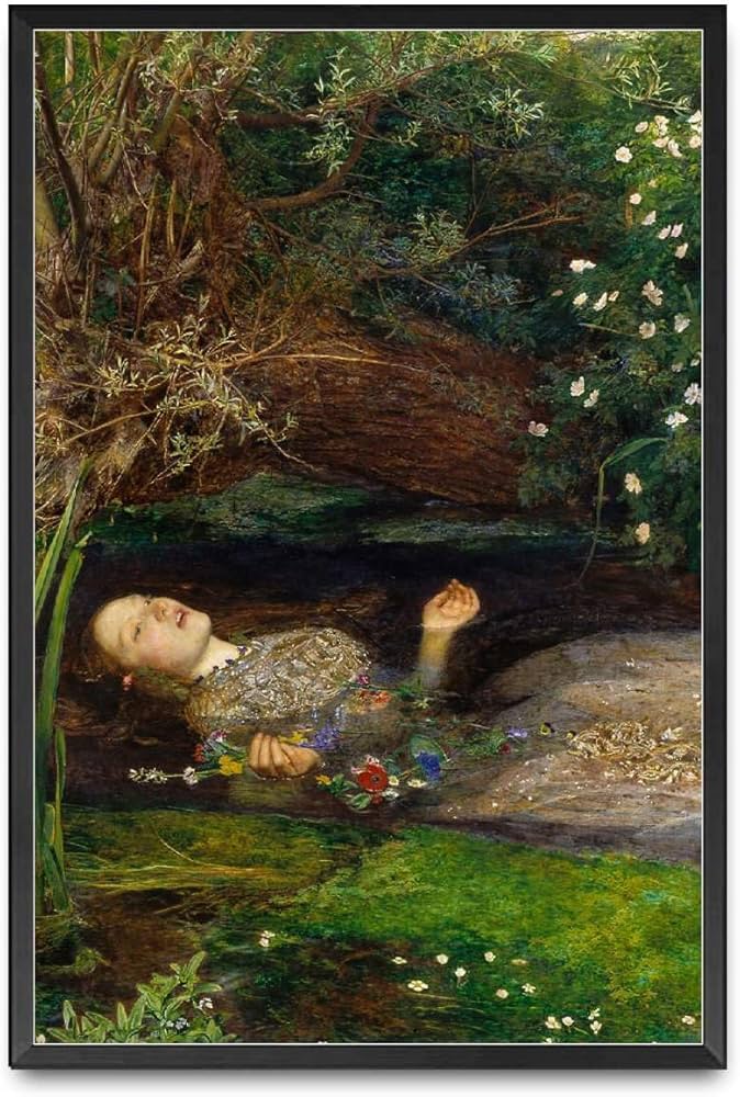 Hamlet Painting Ophelia The Drowning Ophelia Recipe From Shakespeare,