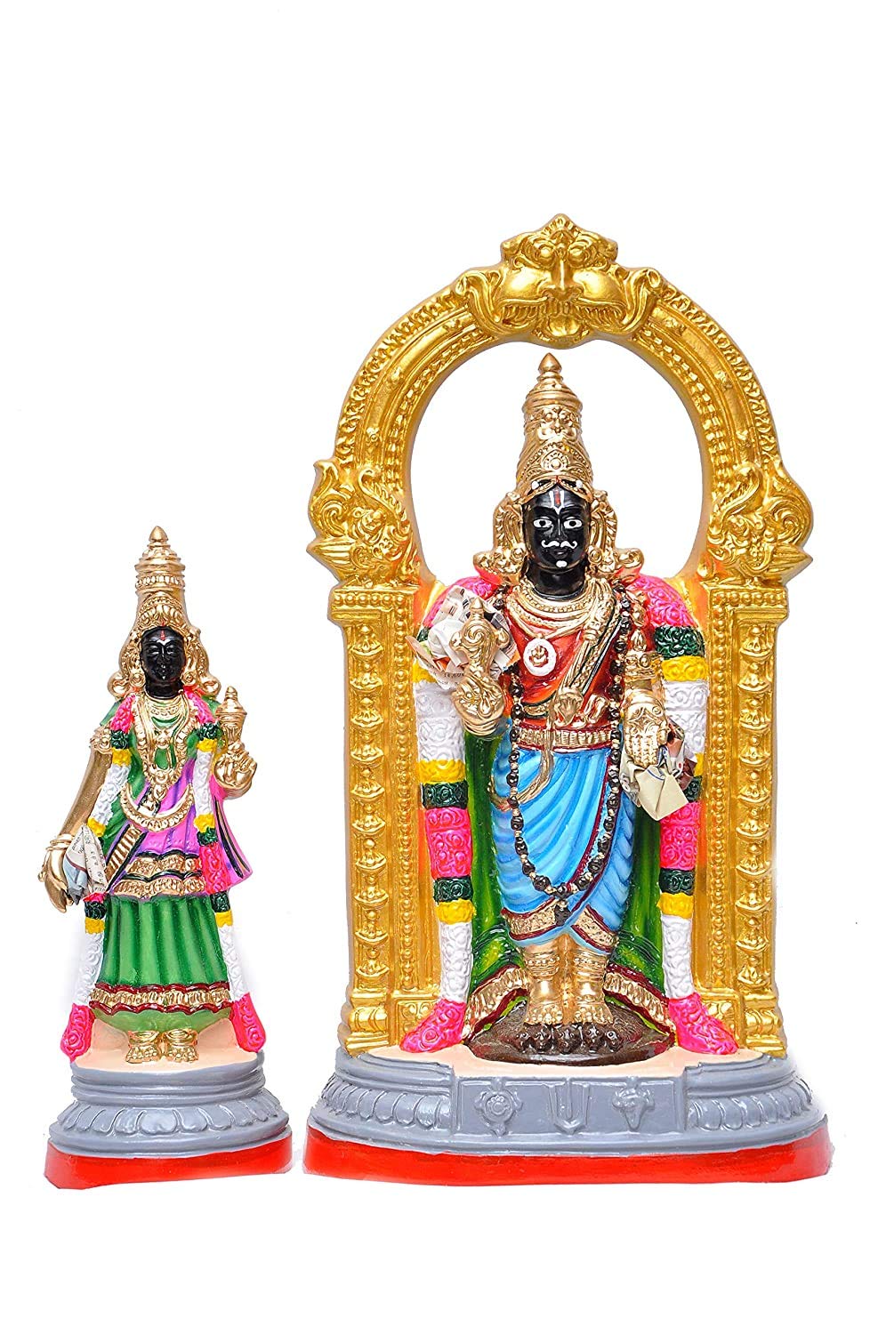 Buy Arts and Handicrafts Lord Triplicane Parthasarathy Perumal & Andal ...