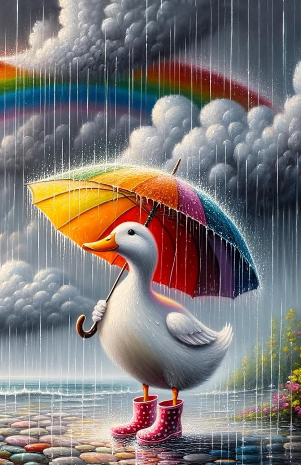 Rubber Ducky Rainbow 5"x8" Notepad with 200 Lined Pages on 100 Sheets ...