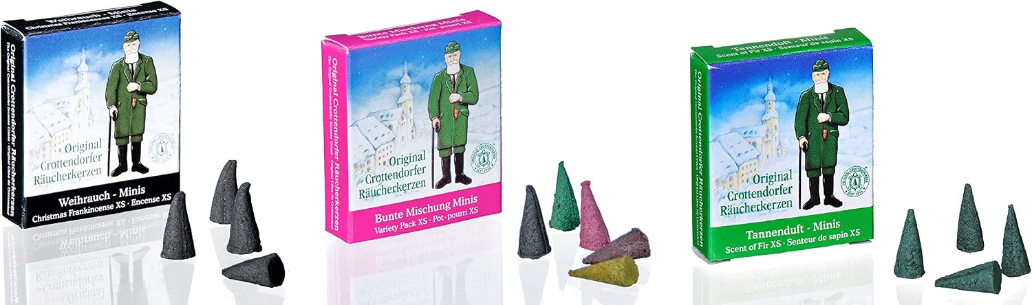 Crottendorfer Mini Incense Cones – Mini Incense Cones – 24 Pieces per ...