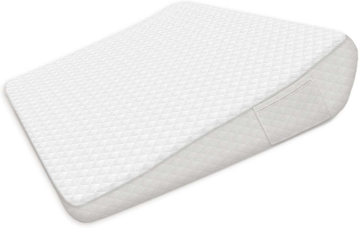 Amazon.com: Wedge Pillow Triangle Memory Foam Bed Positioner for ...