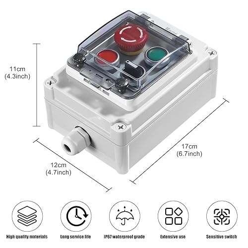 Snapklik.com : Push Button Switch IP67 Outdoor Waterproof Button Switch ...
