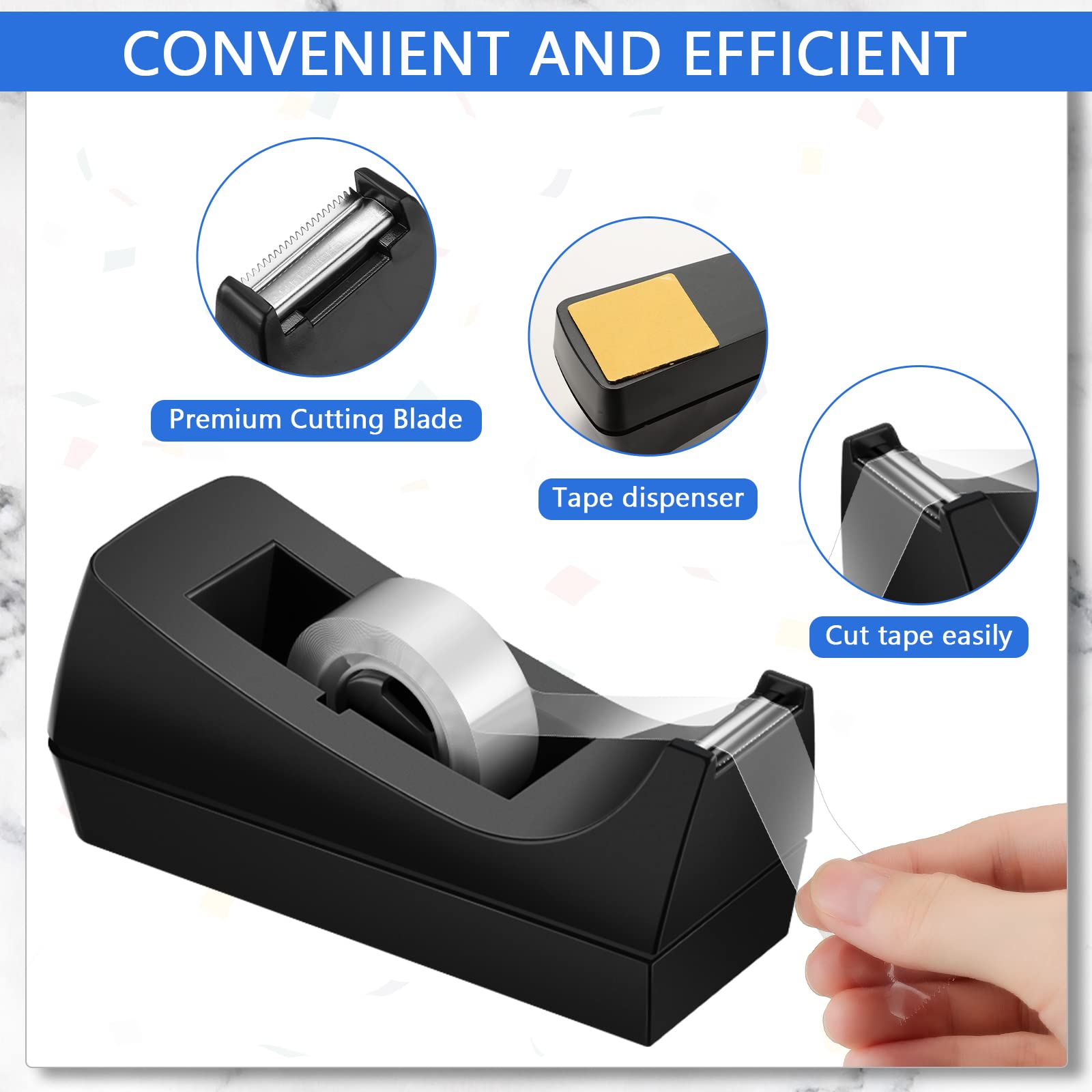 Snapklik.com : Office Stapler Set Desk Accessory Kit 16 Pieces Desk ...