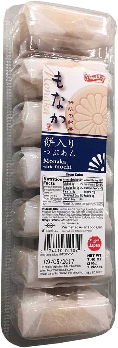 Amazon.com : Shirakiku Monaka 7.4 oz per Pack (Mochi) : Grocery ...