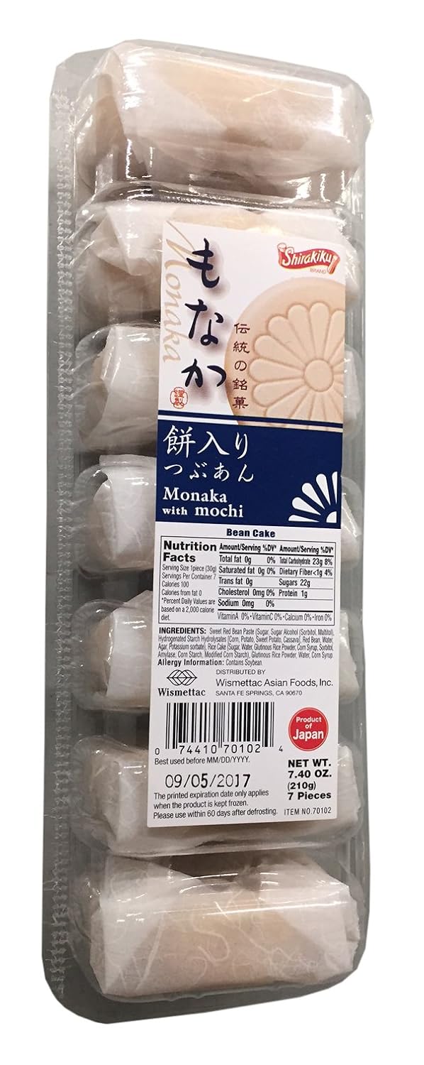 Amazon.com : Shirakiku Monaka 7.4 oz per Pack (Mochi) : Grocery ...