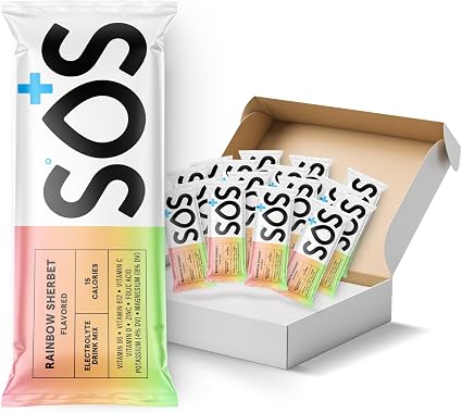 Amazon.com : SOS Hydration Electrolyte Powder Drink Mix Packets | Daily ...