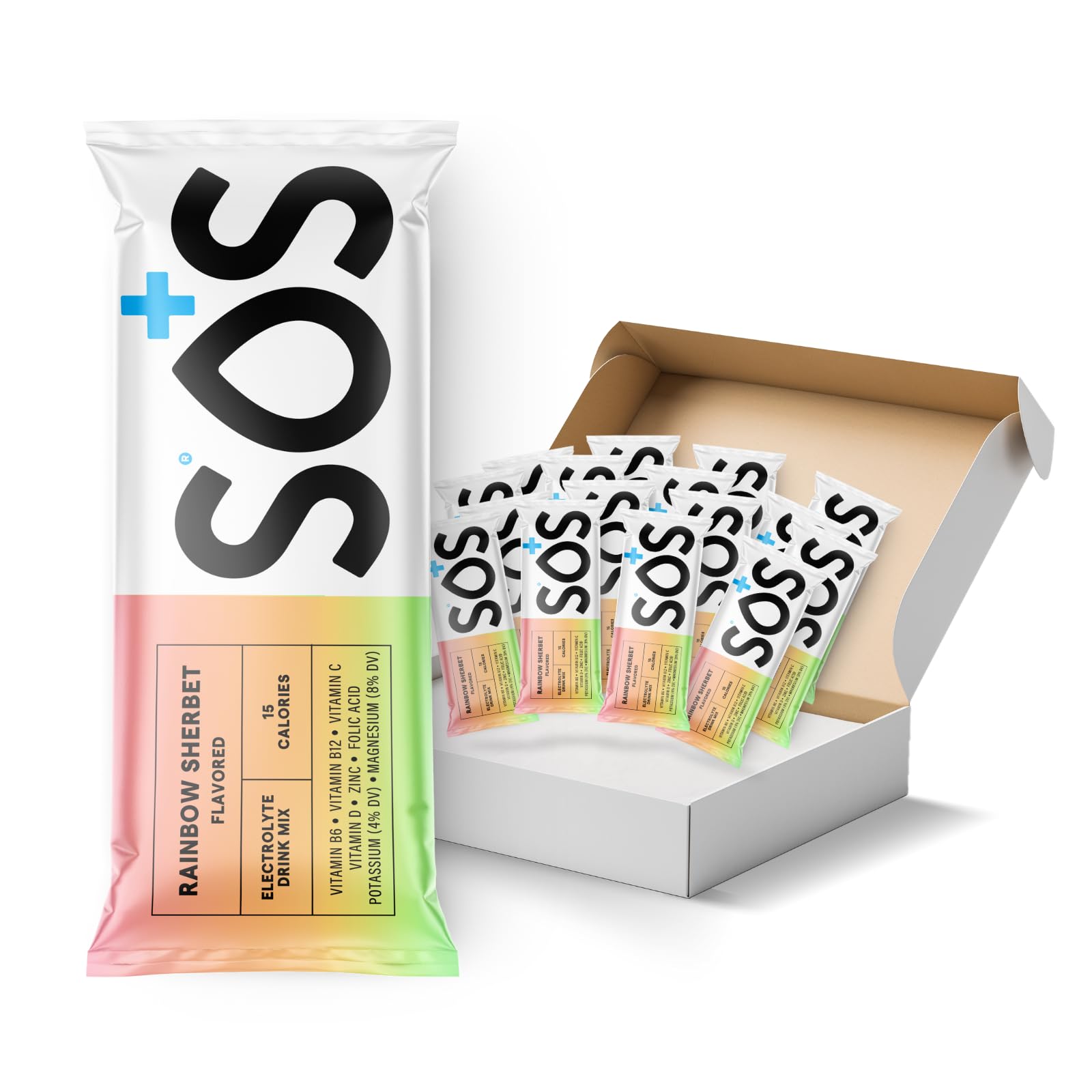 Amazon.com: SOS Hydration Electrolyte Powder Drink Mix Packets | Daily ...