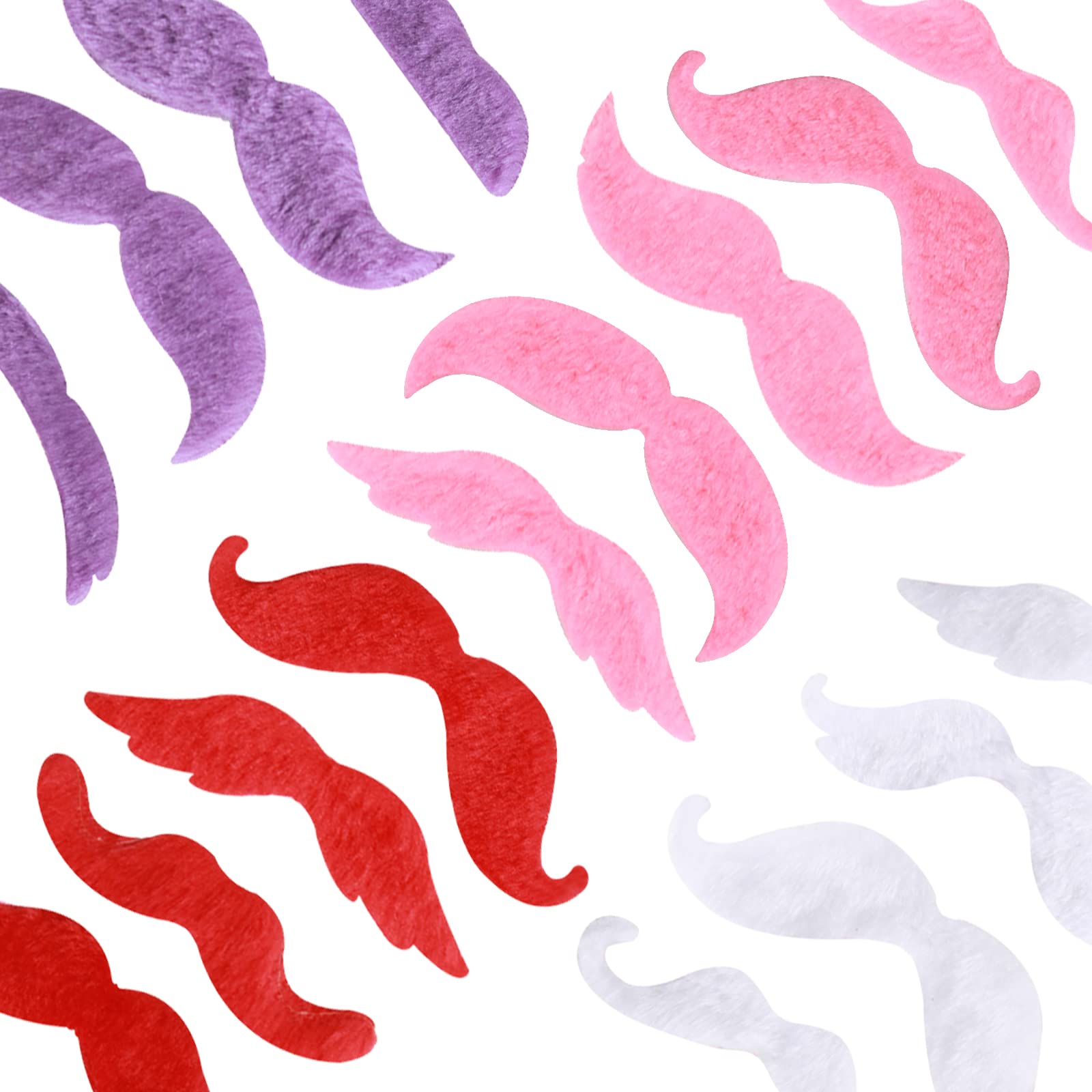 Snapklik.com : WILLBOND 48 Pieces Fake Mustaches, Self Adhesive Novelty ...