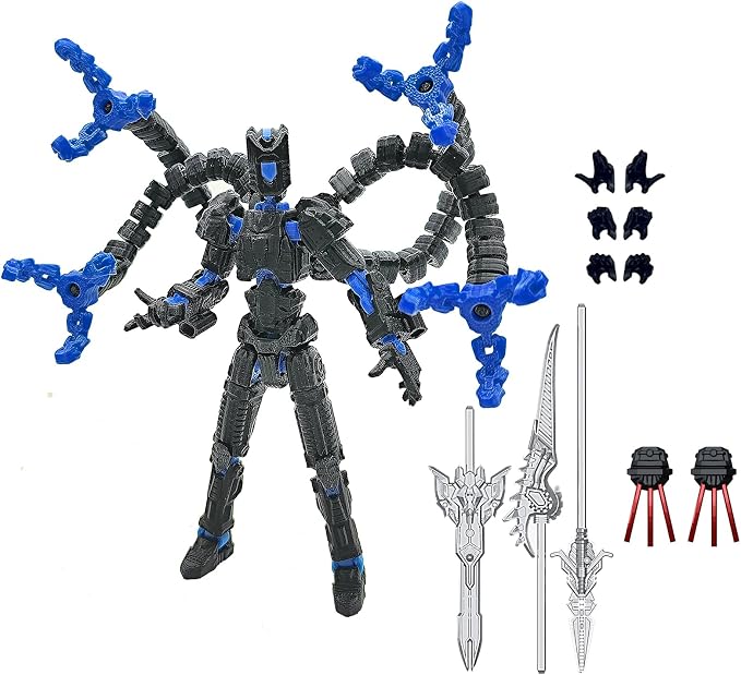Amazon.com: Binvin T13 Assembly Completed Action Figure, Multi-Jointed ...