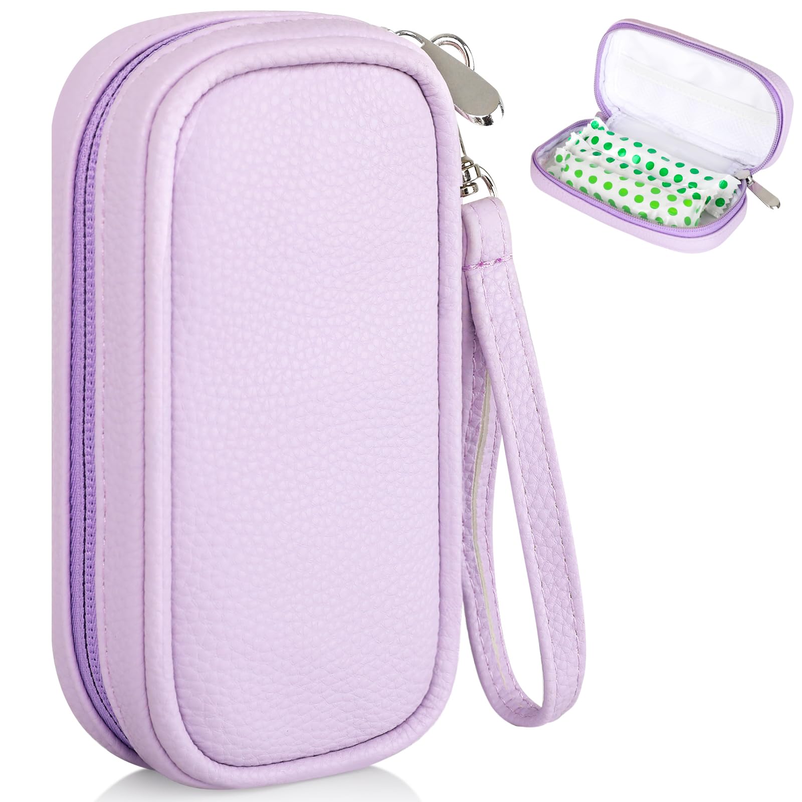 Amazon.com: Teircno Tampon Holder for Purse, Portable Tampon Bag with ...