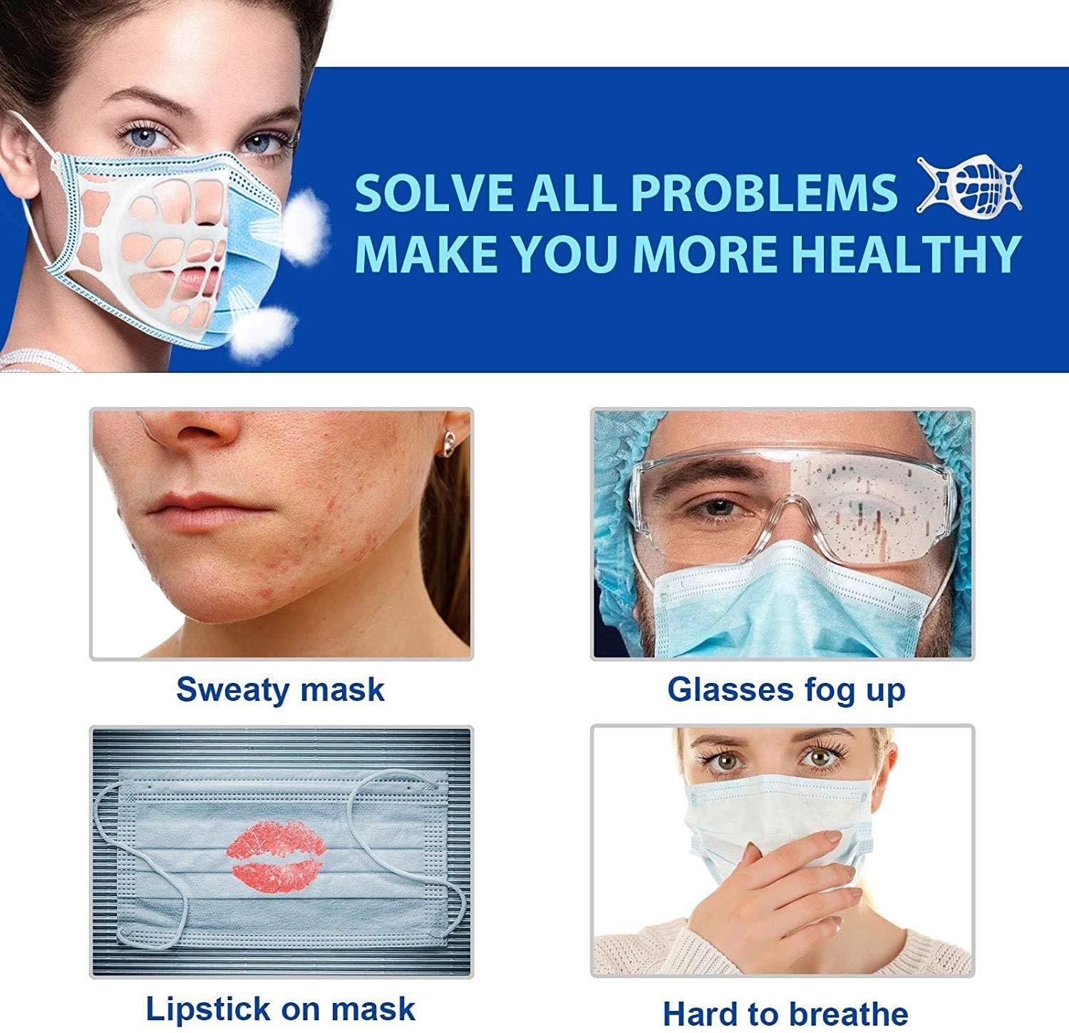 3D Face Bracket face Support Silicone Inner Support Frame for More ...