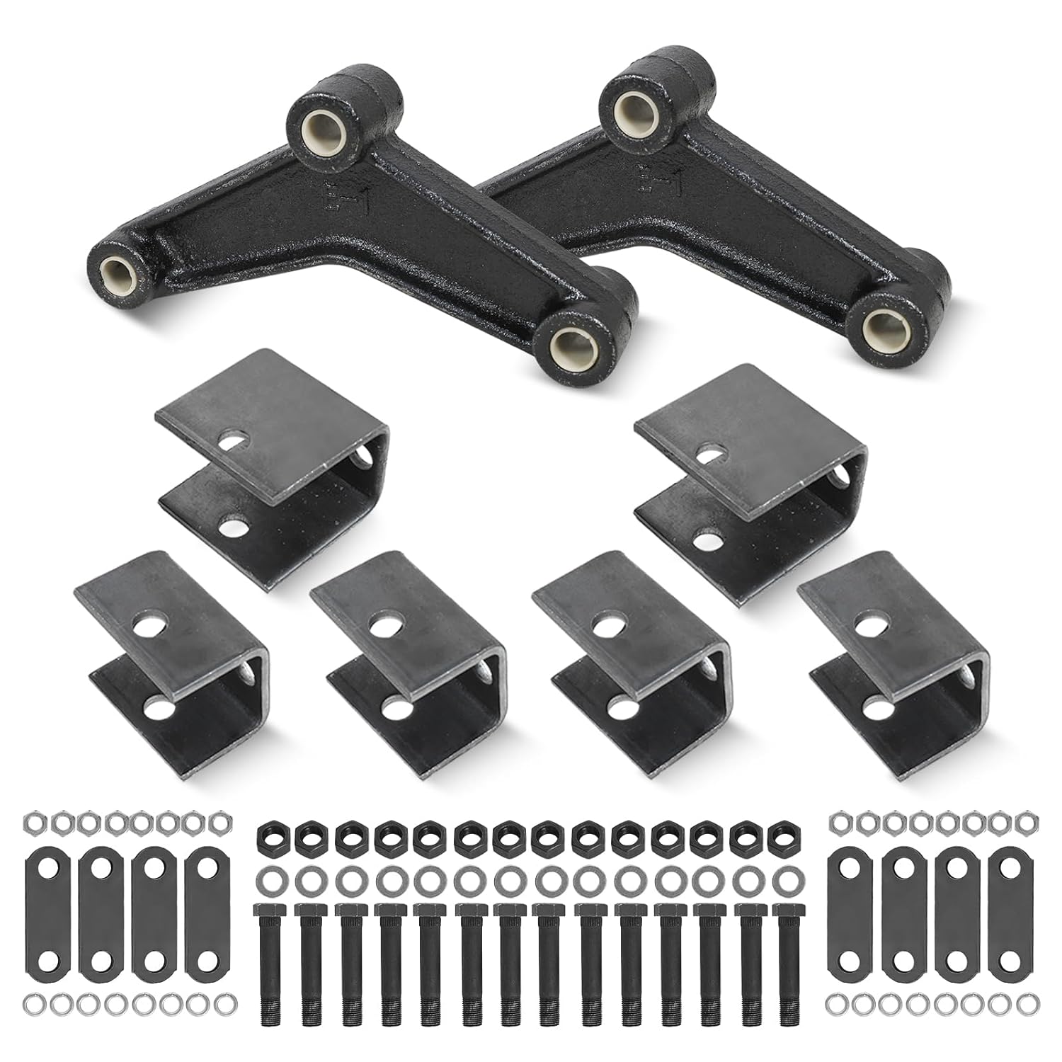 Amazon.com: EASYBERG Trailer Shackle Kit, Tandem Trailer Axle Shackle ...
