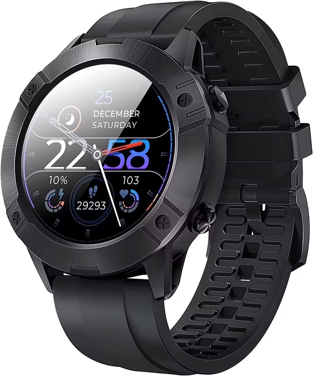 Amazon.com: BlueNEXT Smart Watch for Men, Activity Tracker Watch 25 Days Battery Life with Blood ...