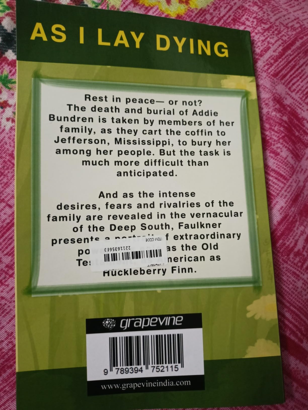 Buy As I Lay Dying Book Online at Low Prices in India | As I Lay Dying ...