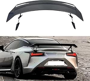 Amazon.com: Dry Carbon Fiber V Style Rear Bumper Spoiler Compatible ...