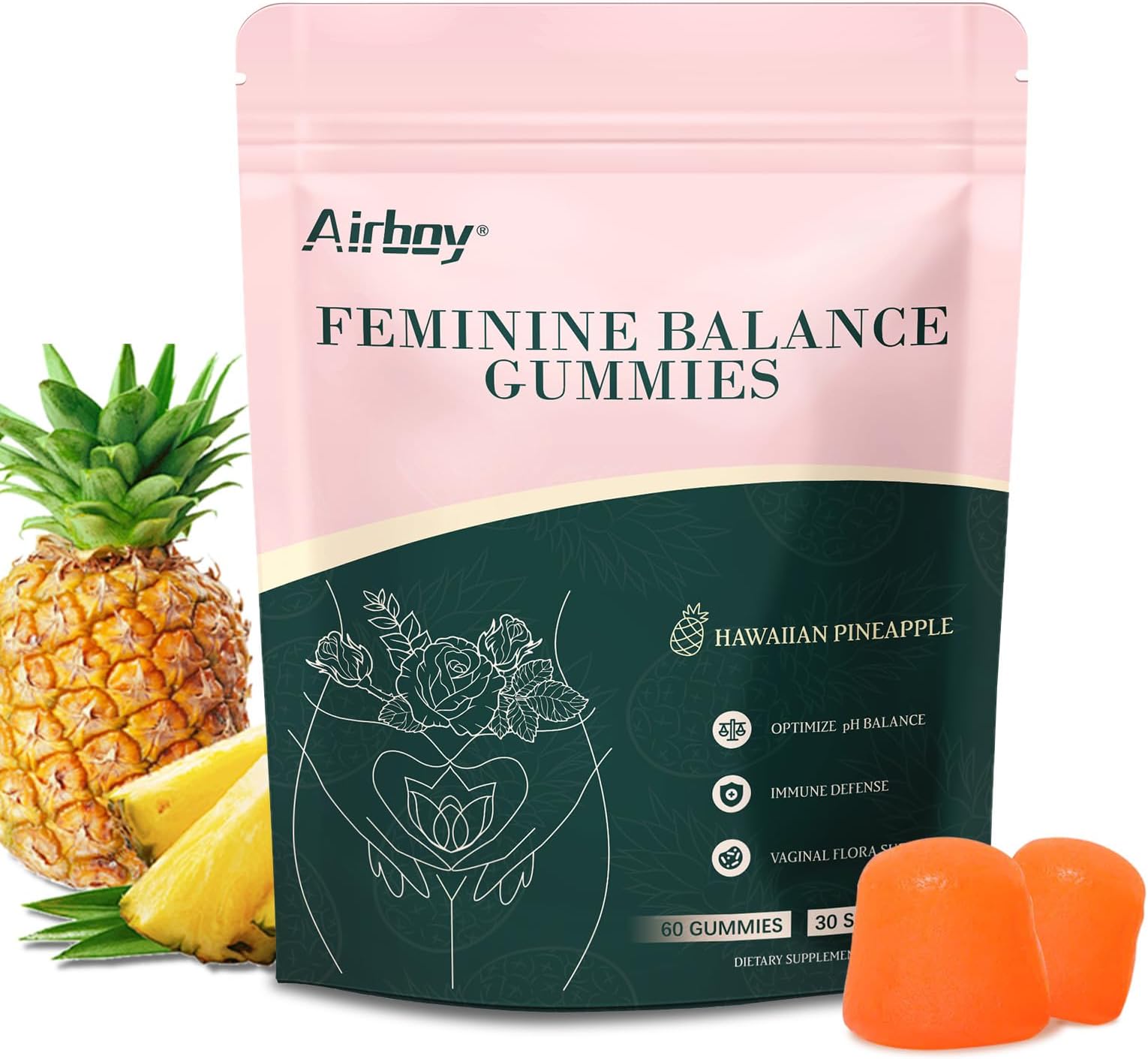 Amazon.com: PAGBR Vital Source Premium Feminine Balance Pineapple ...
