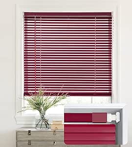 Amazon.com: LazBlinds No Tools-No Drill 1" Aluminum Mini Blinds ...