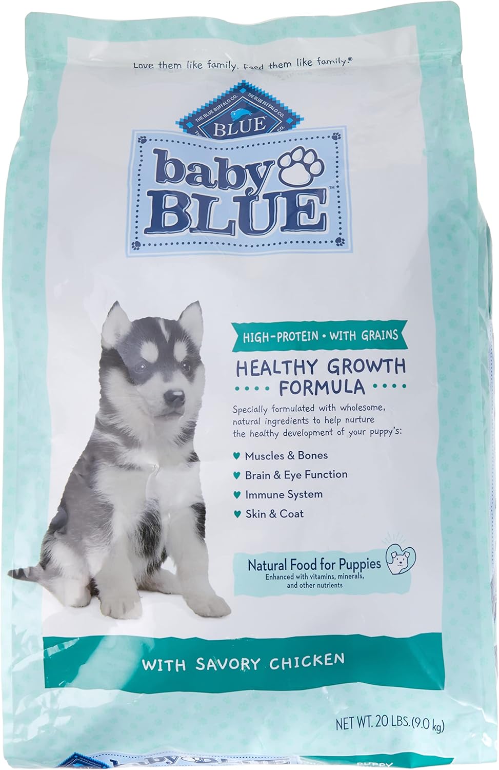 Amazon.com: Blue Buffalo Baby Blue High Protein Puppy Chicken Dog 20lb ...
