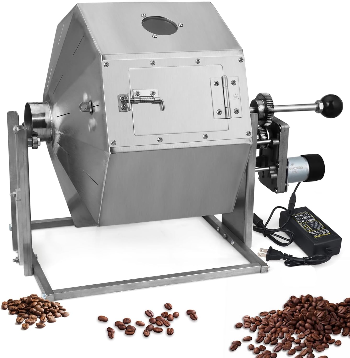 Amazon.com: ICZW Coffee Bean Roaster 14.5L Coffee Bean Baker Gas Burner ...