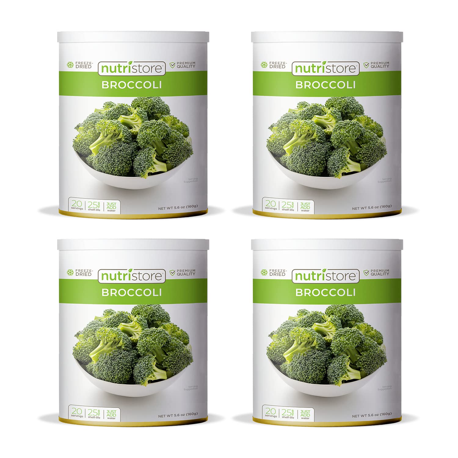 Amazon.com: Nutristore Freeze Dried Broccoli | Vegetables for Healthy ...
