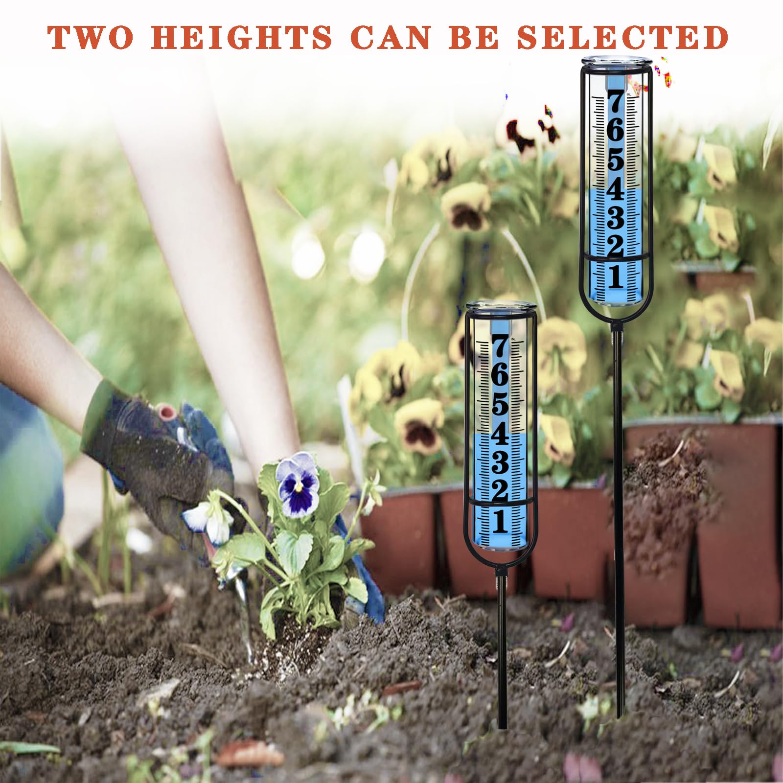 Snapklik.com : Rain Gauge Upgrade, Freeze Proof Rain Gauge Outdoor Best ...