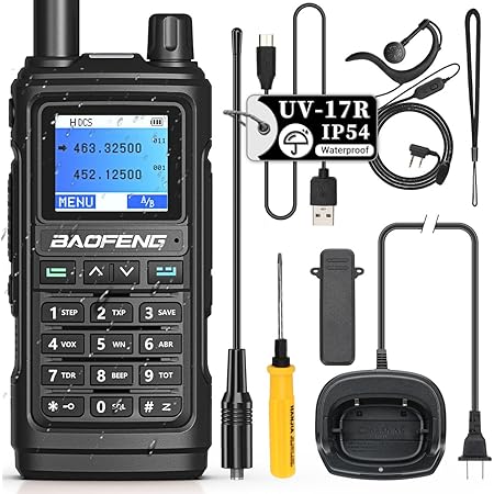 Amazon.com: Baofeng UV-5R Upgrade Ham Radio Long Range Two Way Radio UV ...