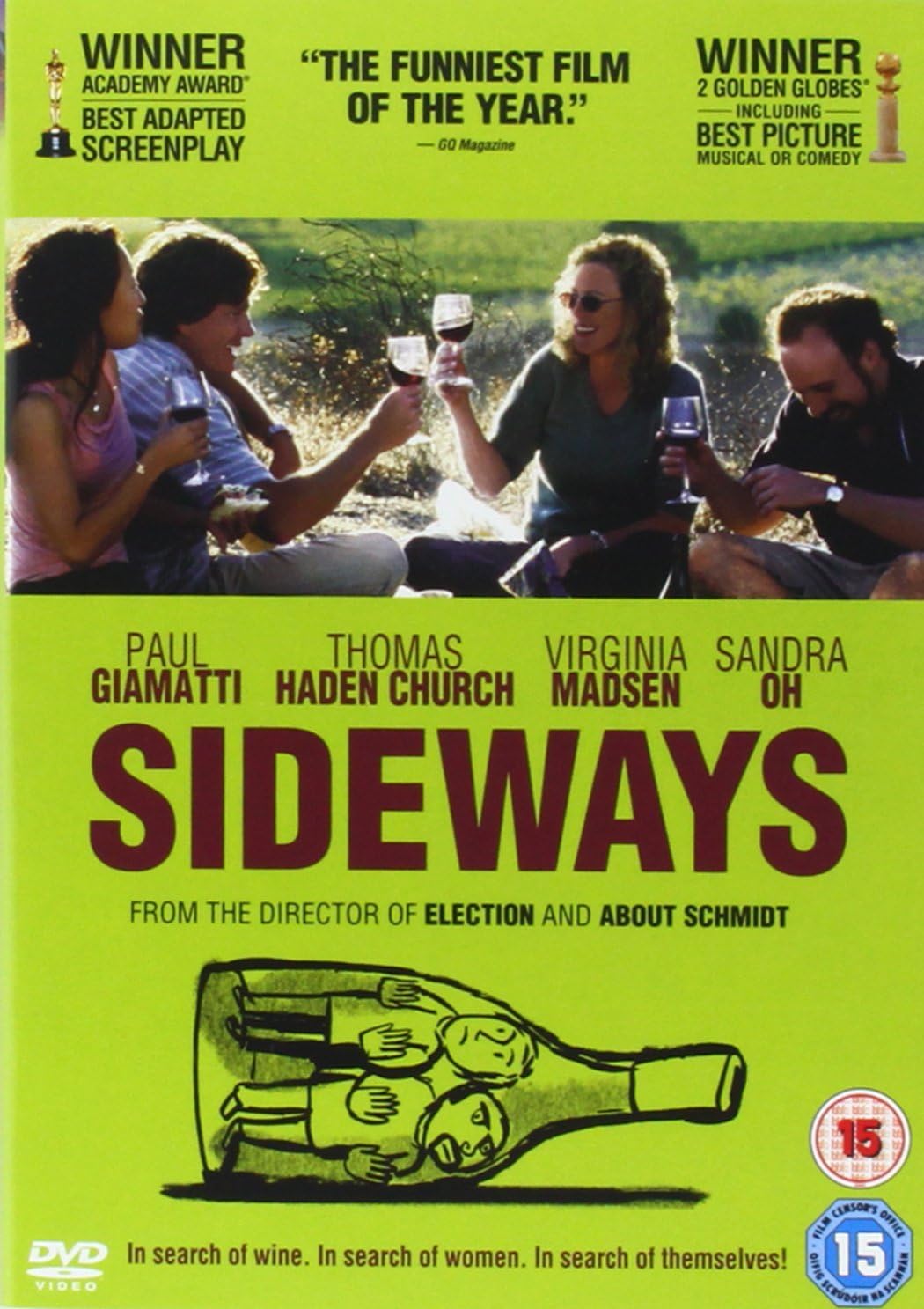 Sideways [DVD] [2004]: Amazon.co.uk: Paul Giamatti, Thomas Haden Church ...