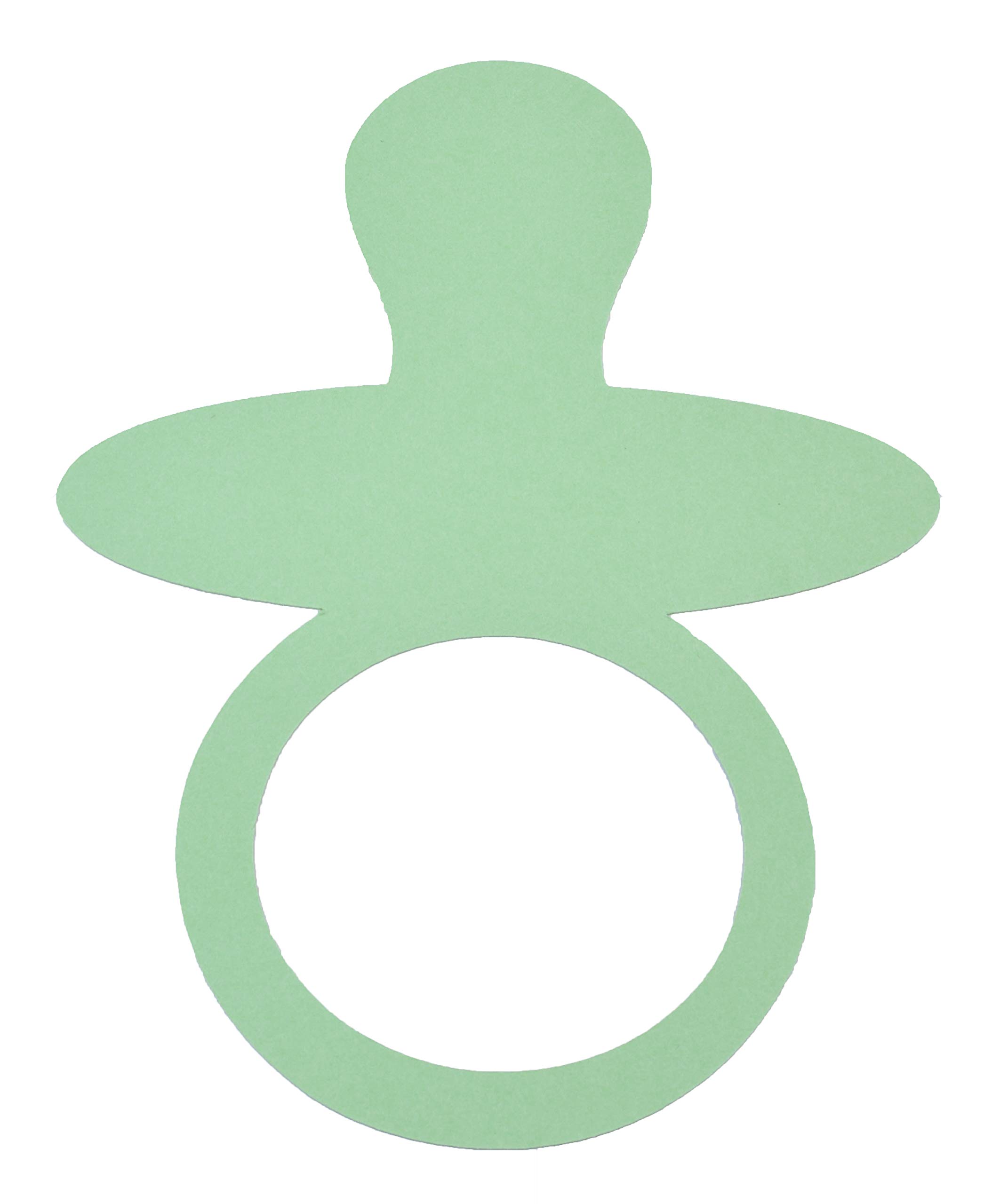 Baby Green Pacifier Clipart
