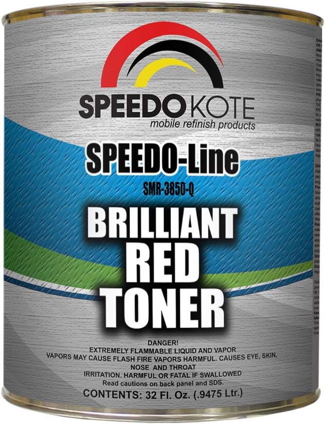 Amazon.com: Speedokote SMR-3850 BRILLIANT RED Toner, quart : Automotive