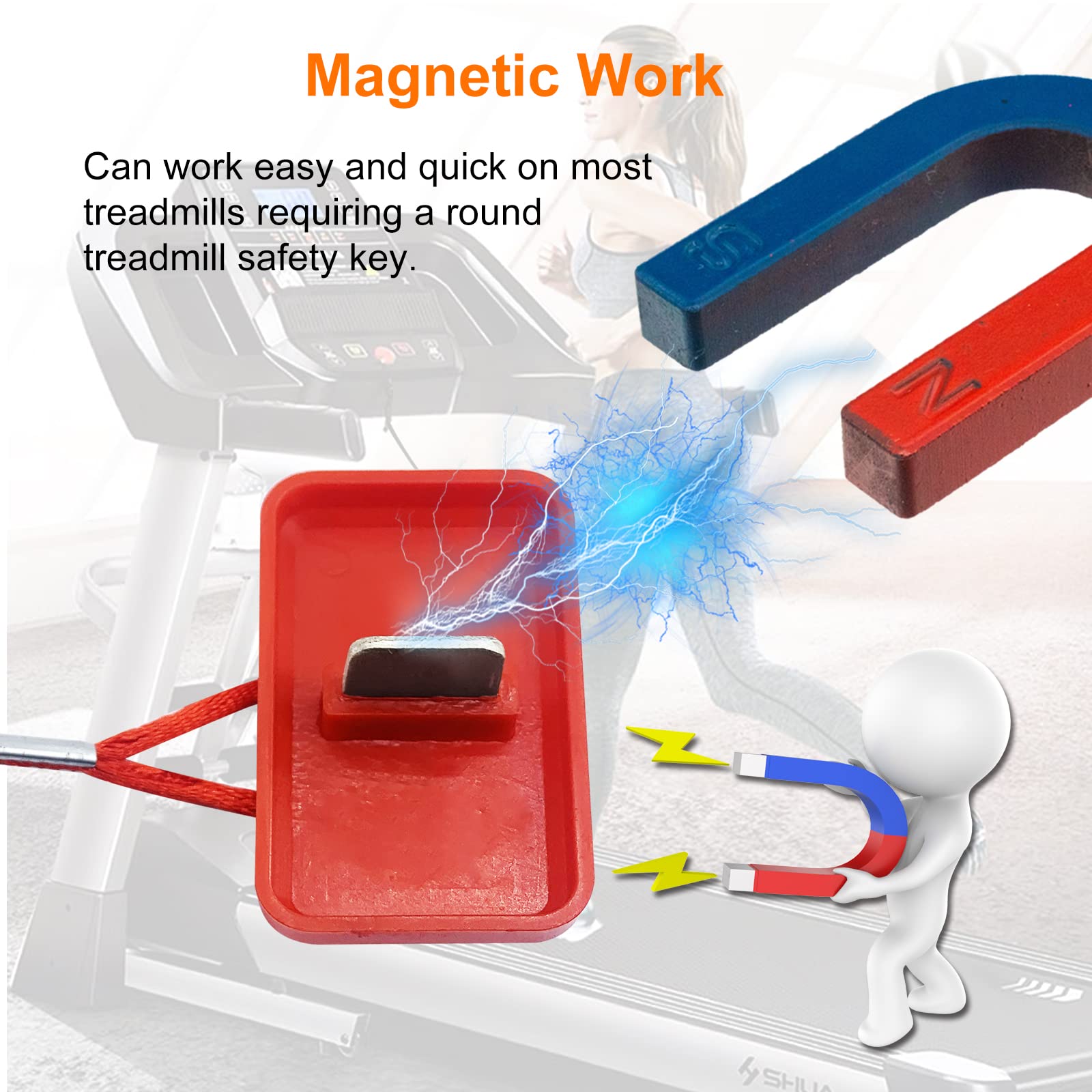 Snapklik.com : ZuKaYeHome Treadmill Magnet Safety Key For Proform