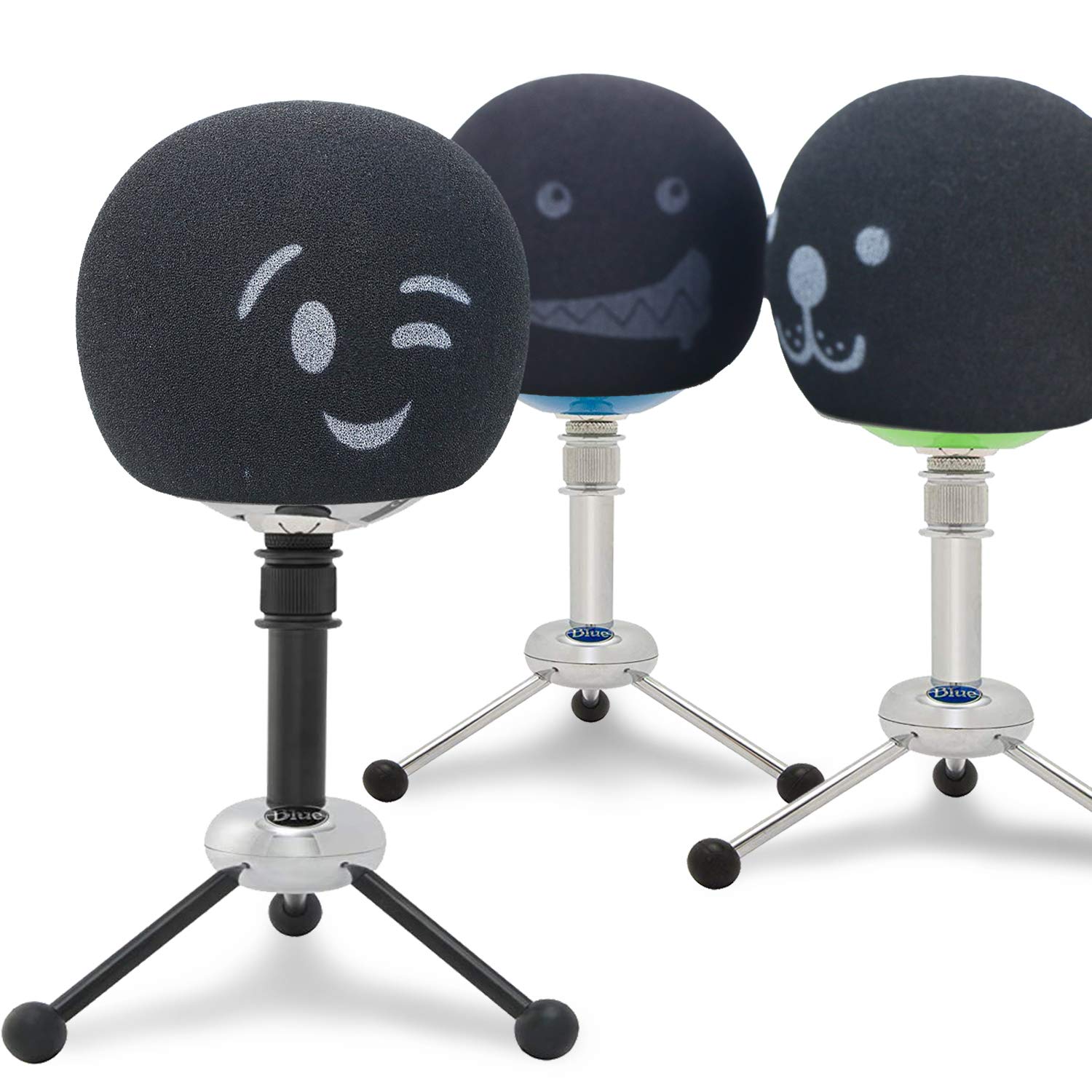 Snapklik.com : YOUSHARES Blue Snowball Pop Filter - Customizing ...