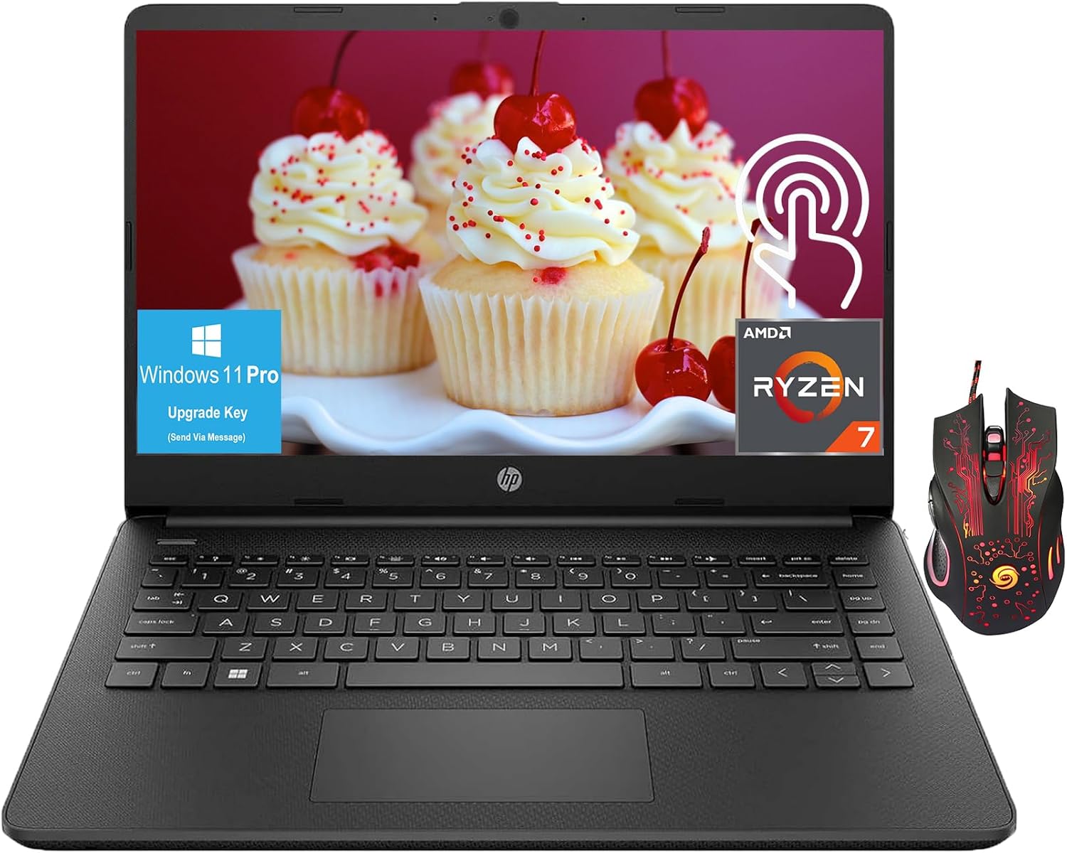 Amazon.com: HP 2024 Newest Business Laptop, 14" Touchscreen Display ...