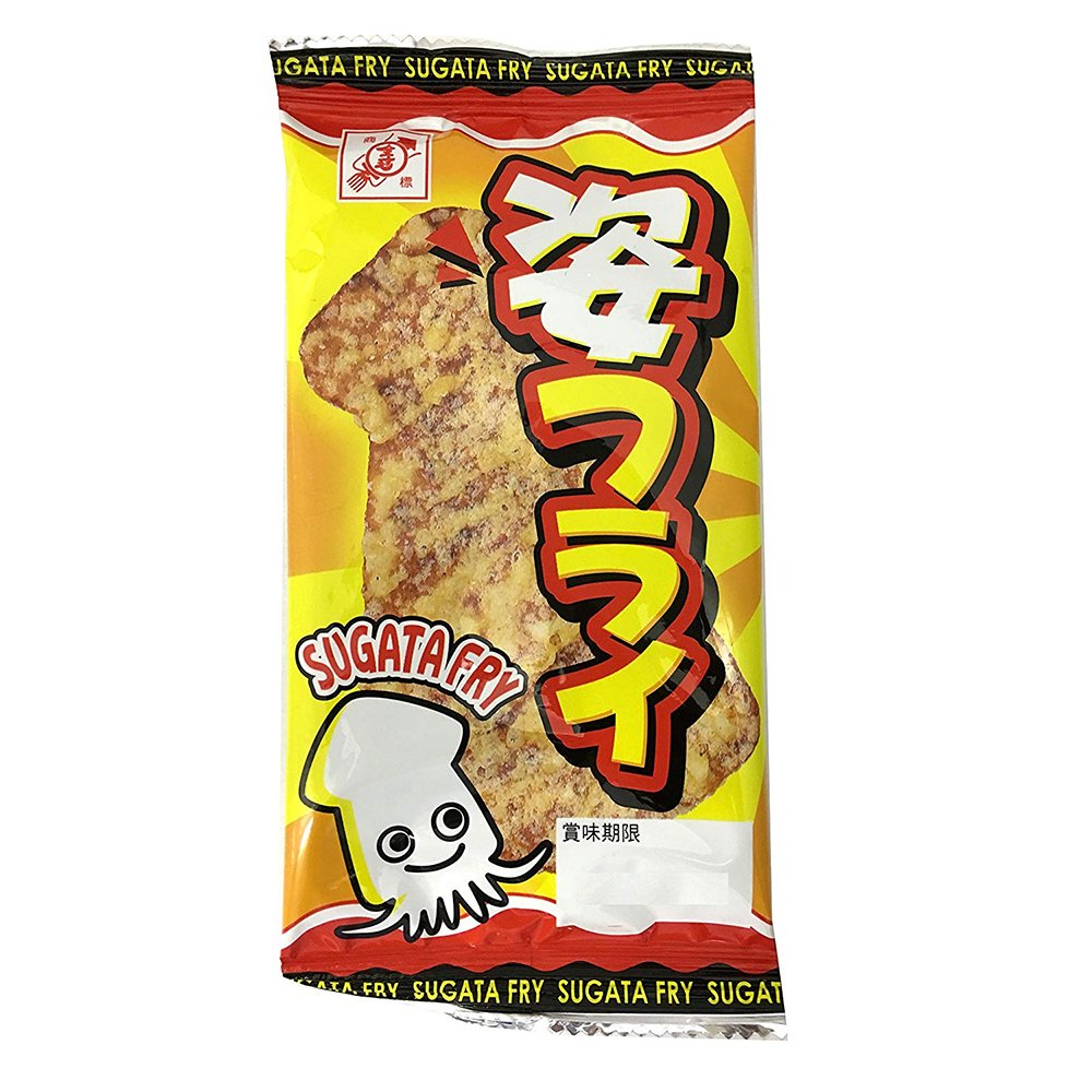 Buy Sugata Fry Squid Appearance Fried Snack 0.4oz 30pcs Box Japanese ...