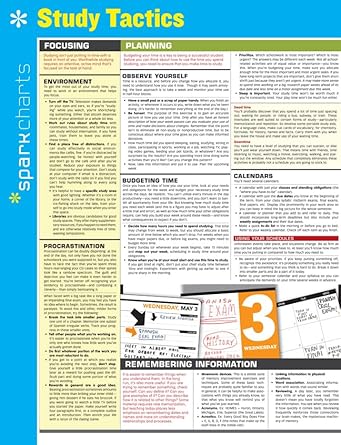 Amazon.com: Study Tactics SparkCharts (SparkCharts, 68): 9781411470866 ...