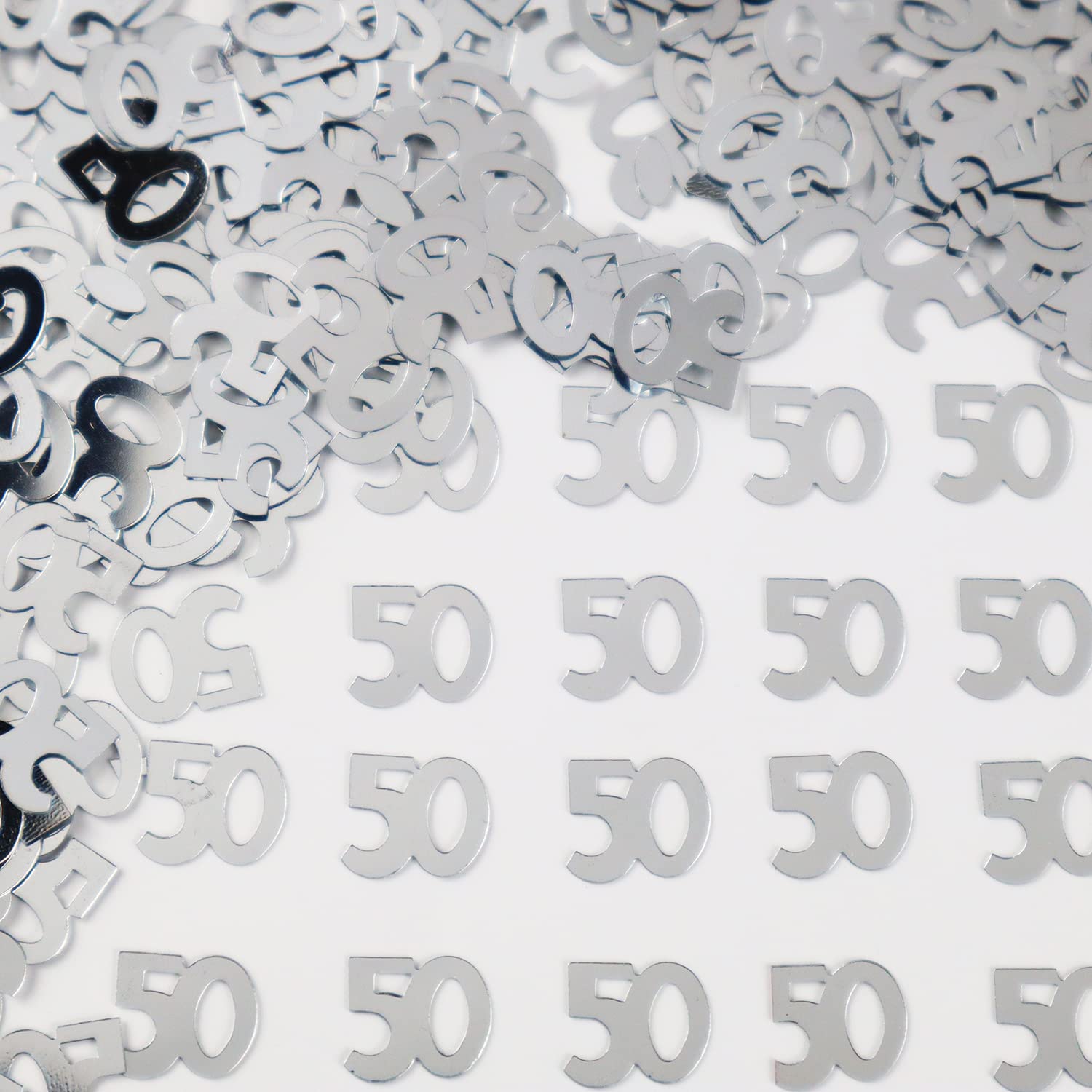 Amazon.com: Hrovsur Birthday Confetti for Table 50,Number 50 Confetti ...