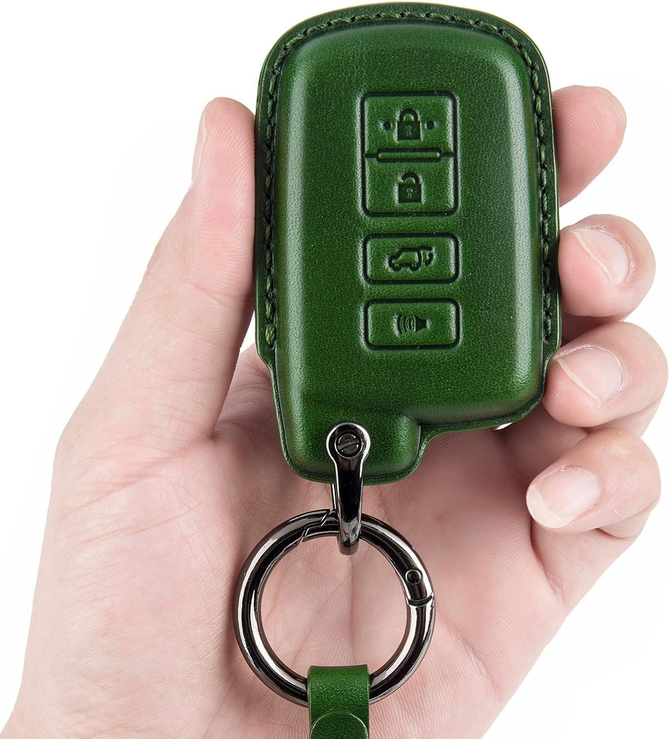 Amazon.com: CROWEIPT Smart Key Fob Cover Case fit for 2019 2018 2017 ...