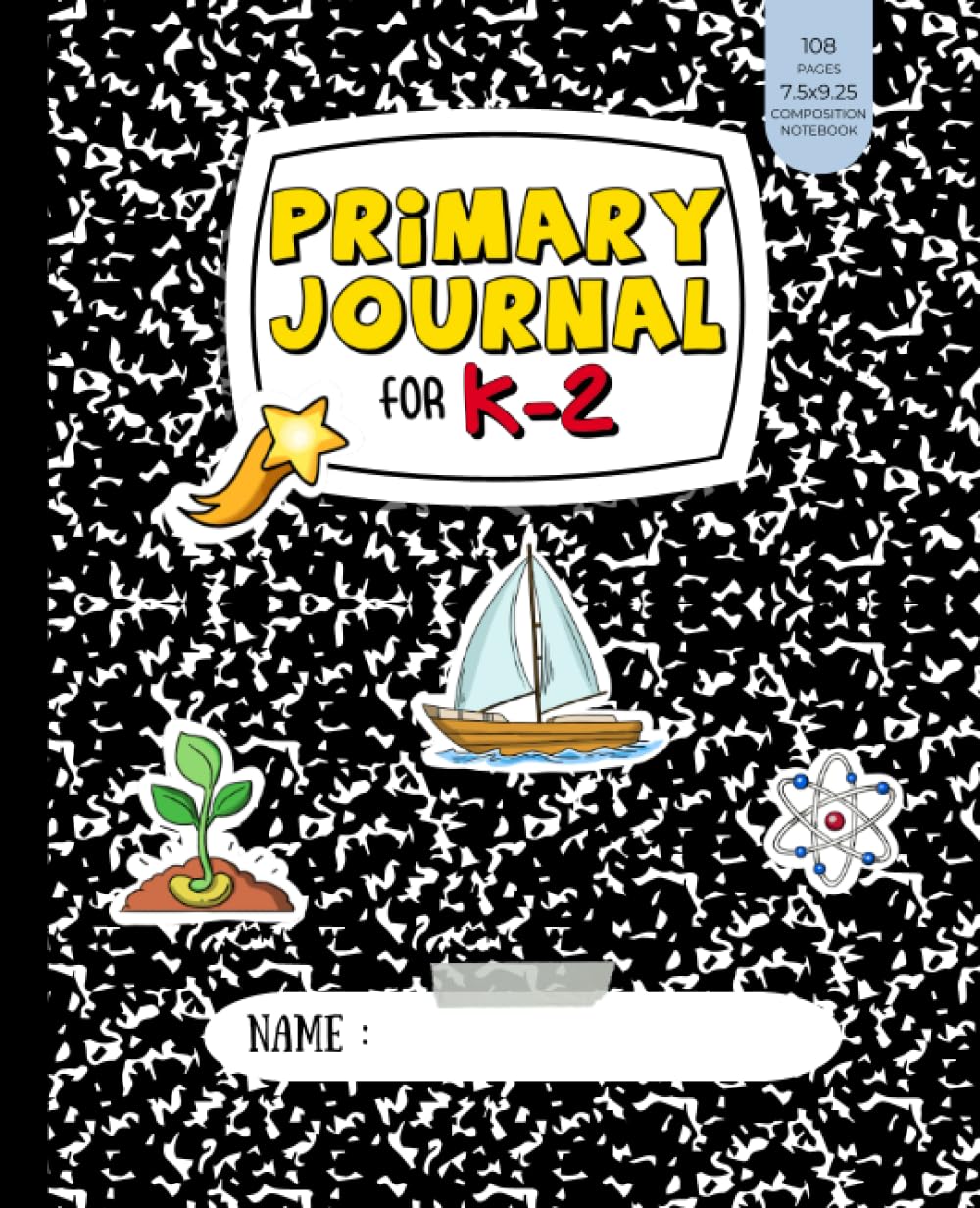 Amazon.com: Primary Journal Composition Notebook With Picture Space k-2 ...
