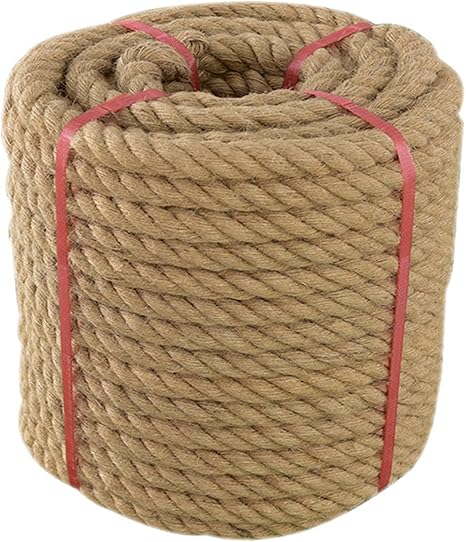Amazon.com: Goyappin Thick Twisted Manila Ropes 1-1/4 inches x 50 feet ...