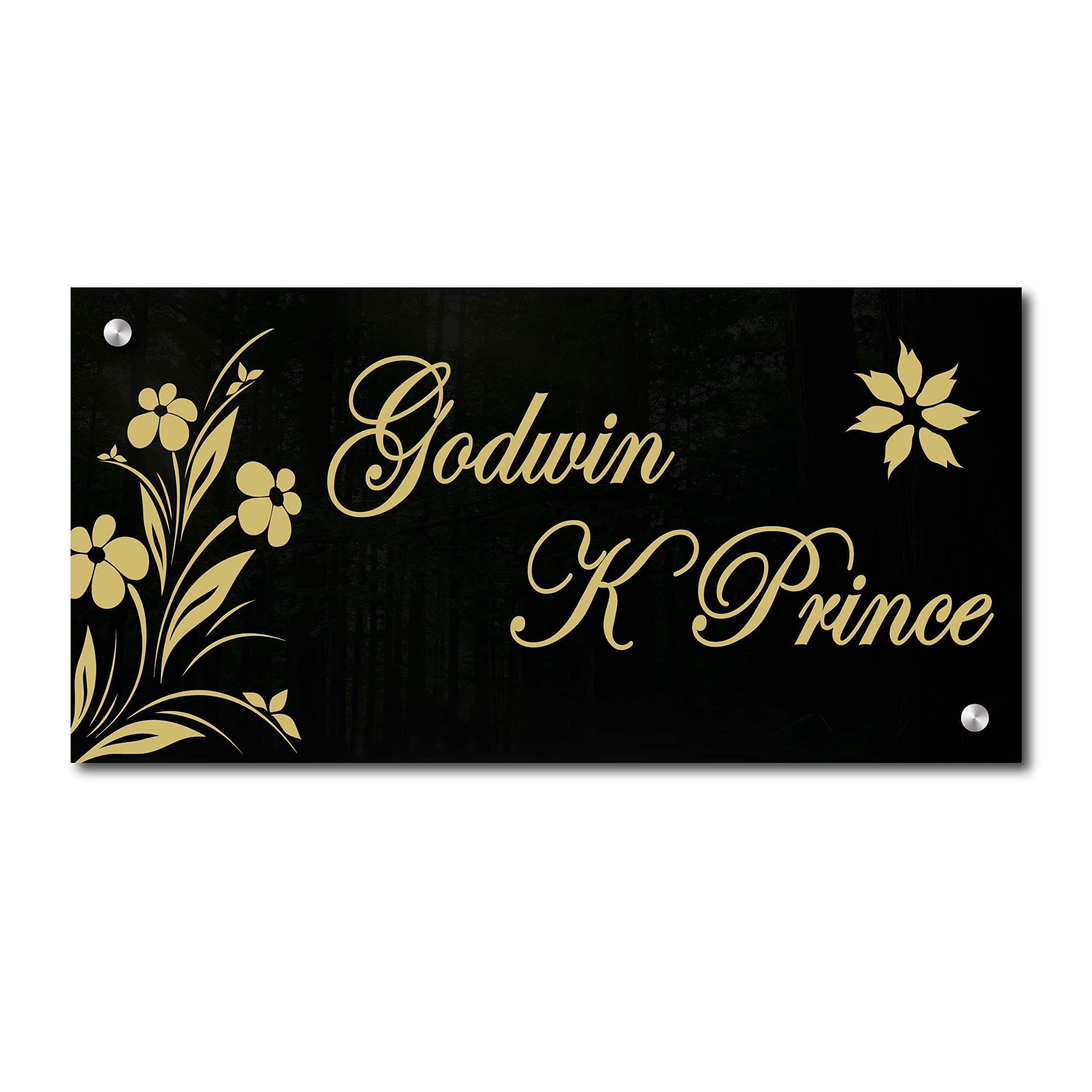 STUDPEEK Lamination Name Plate for Home Entrance Outdoor Office Door ...