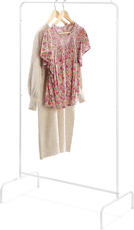 Amazon.com: Whitmor Freestanding Garment Rack, White : Home & Kitchen