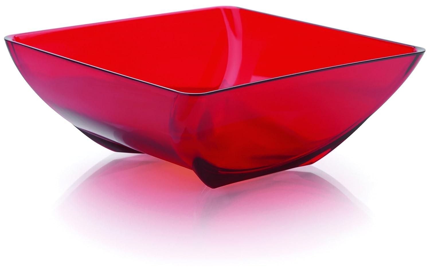 Buy OU VITRA Transparent Red Colour Cream Bowl Online at Low Prices in ...
