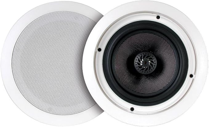 Amazon.com: 6" Ceiling Speaker Pair - with 30W Stereo Amplifier and ...
