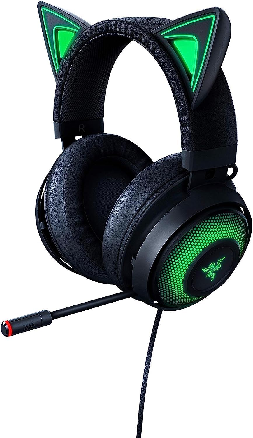 Razer Kraken Kitty Edition - Gaming Headset (The Cat Ear USB Gaming ...